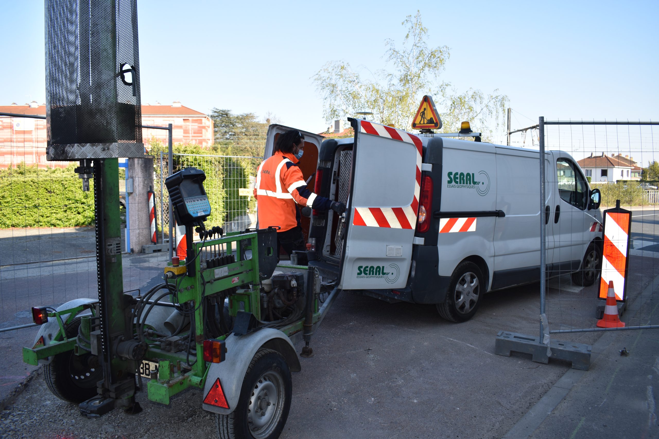 Contrôle qualité de compactage sur Lyon